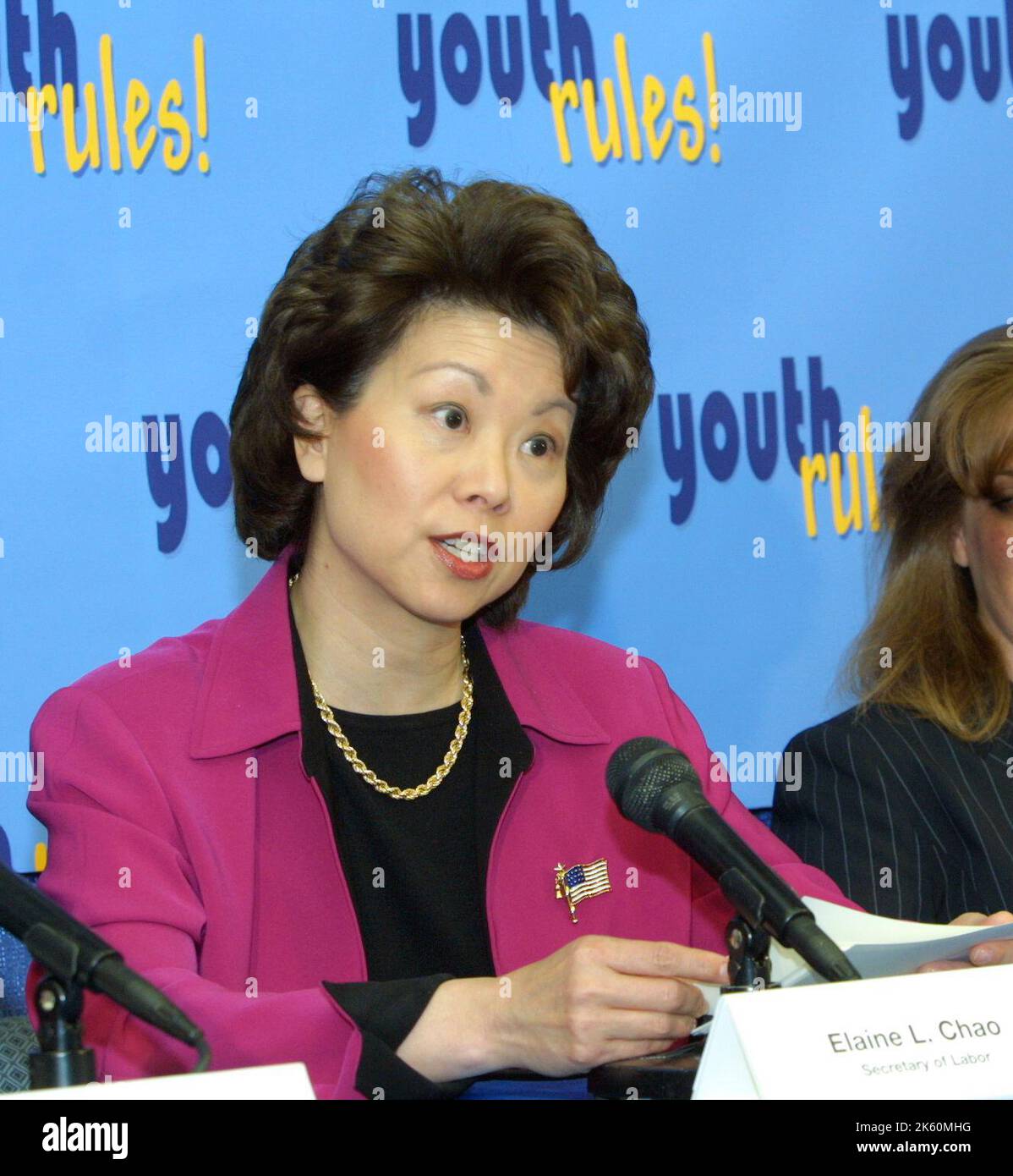 Office of the Secretary - Secretary Elaine Chao Attends Teen Press ...
