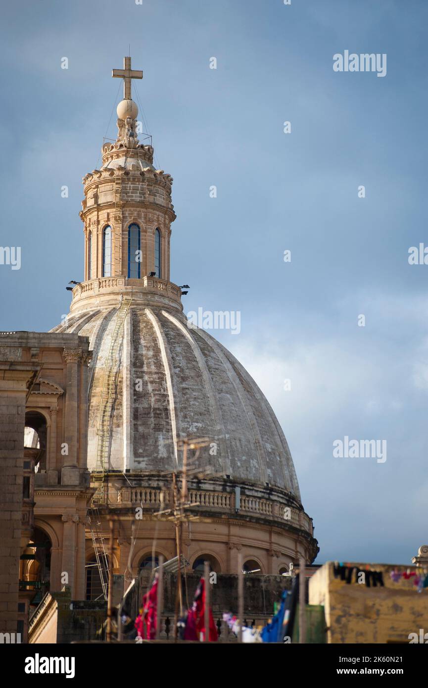 La Valletta, Capital of Culture 2018, Carmelite Church dome, Malta ...