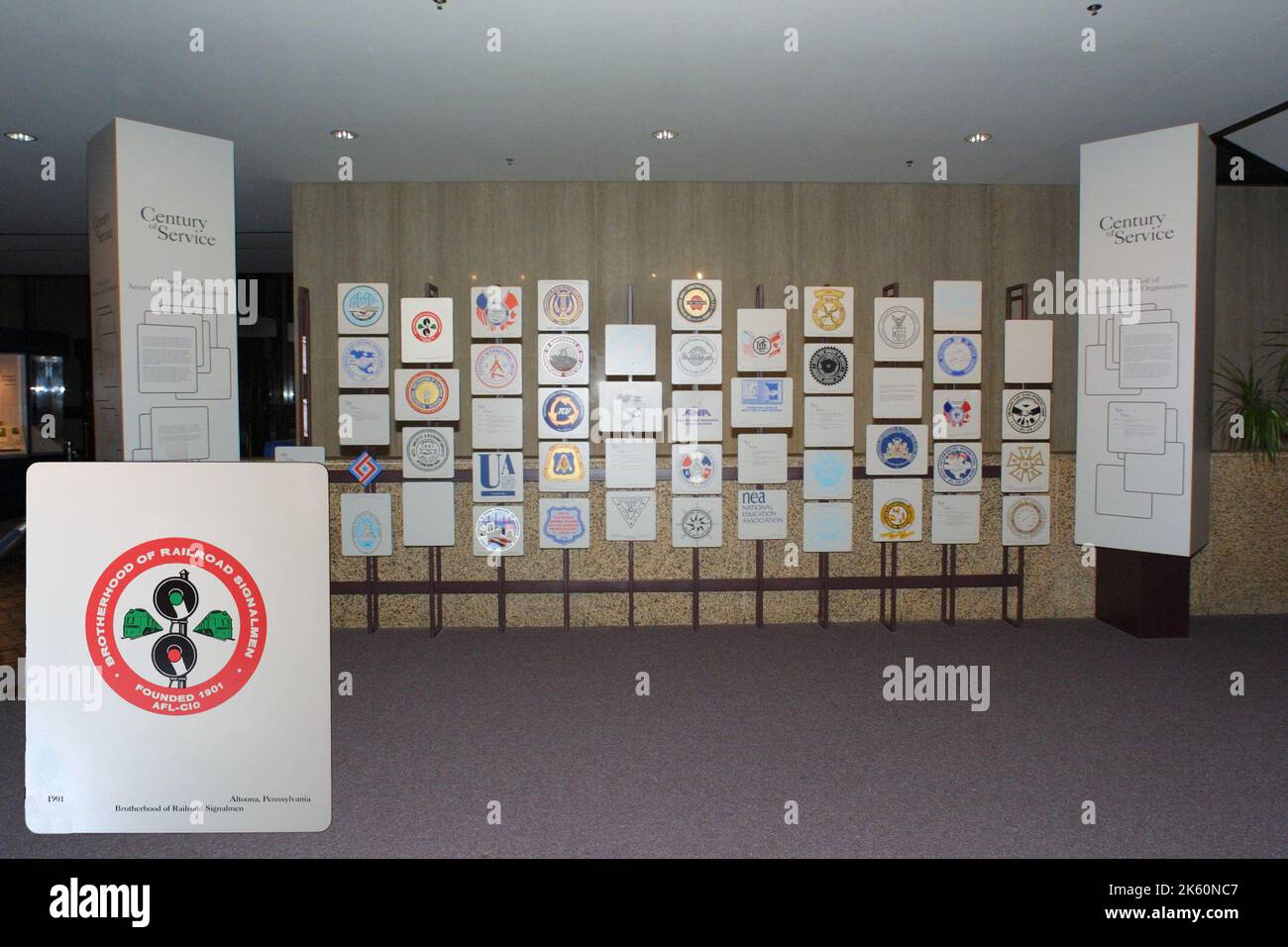 Frances Perkins Building - Union Plaques at Century 2001 Exhibit at ...