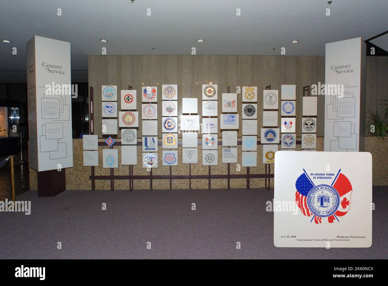 Frances Perkins Building - Union Plaques at Century 2001 Exhibit at ...