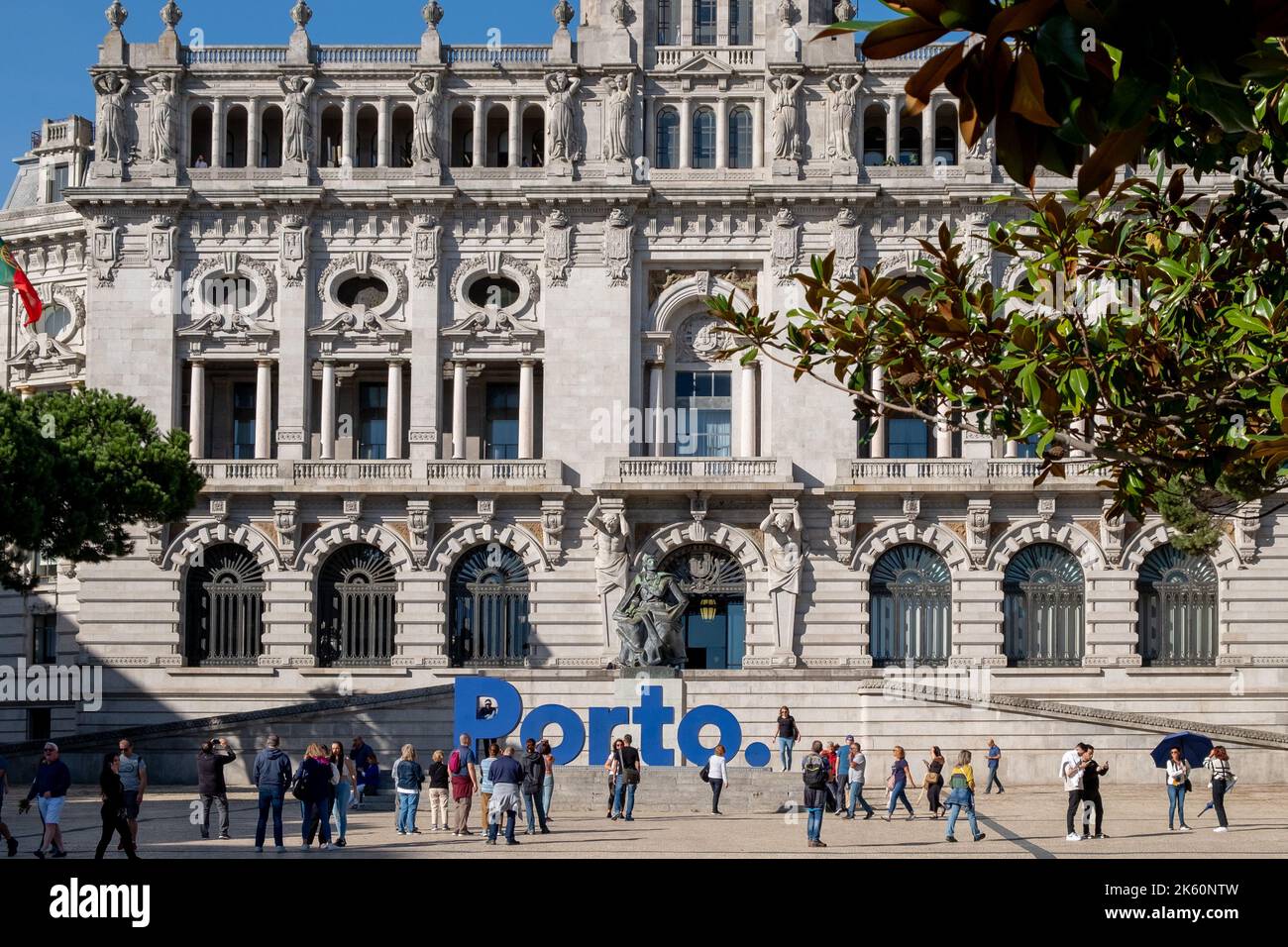 Porto, Portugal - 30.09.2022: Porto City Hall Facade (Câmara Municipal ...