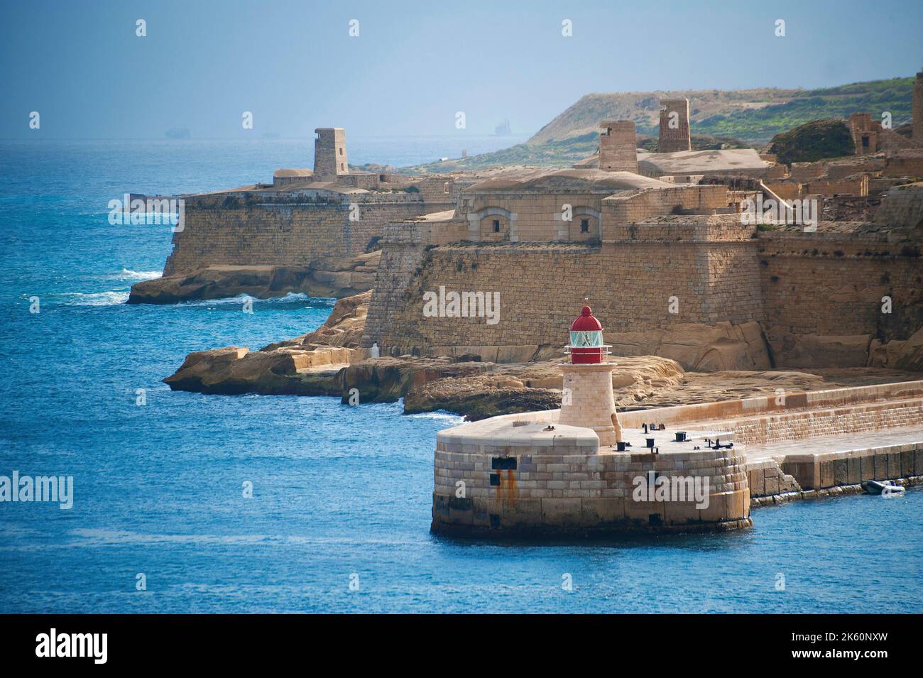 Fort Ricasoli, Calcara (Il-Kalkara), Malta Island, Mediterranean Sea ...