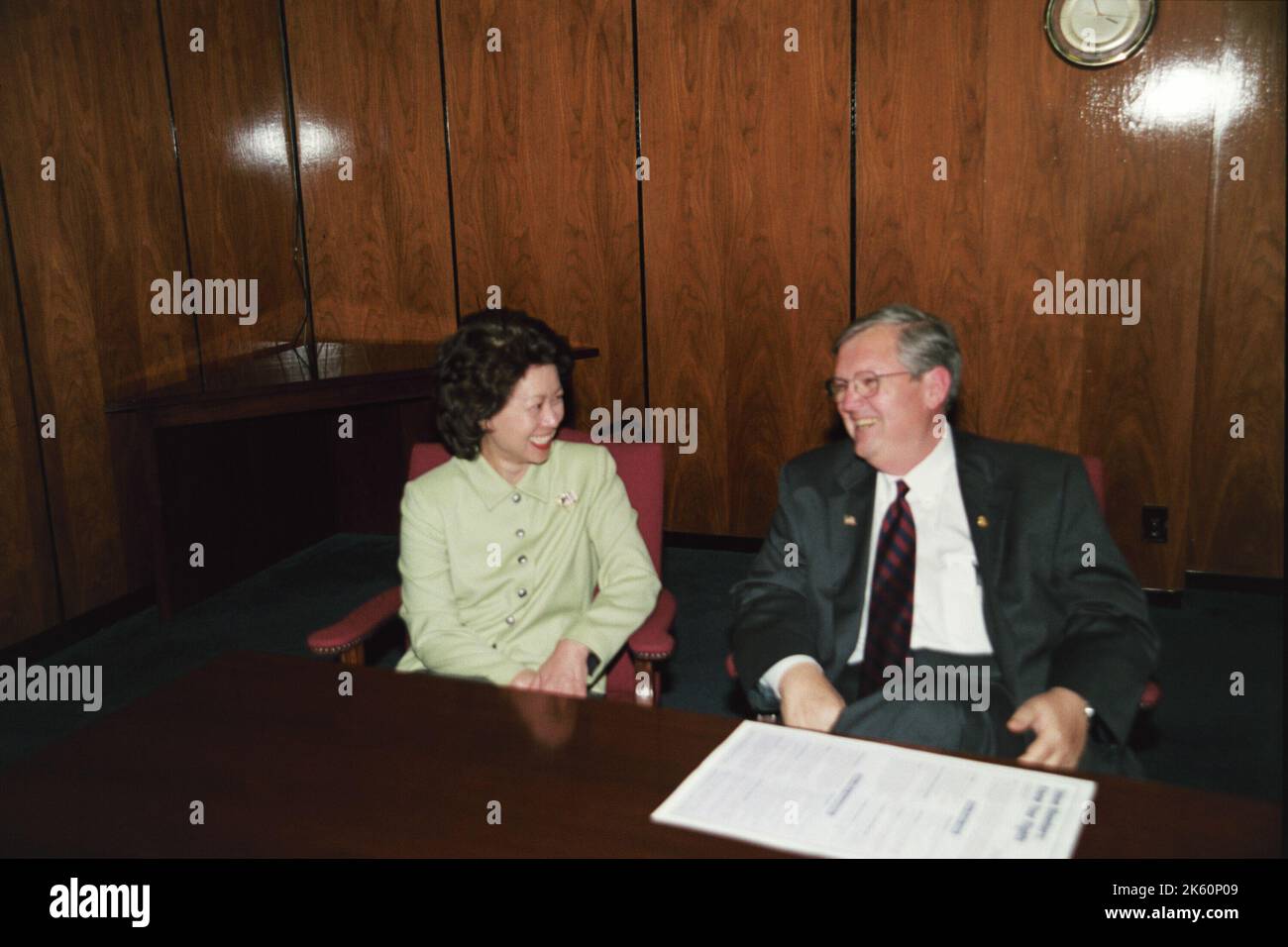 Office of the Secretary - Secretary Elaine Chao with Cong Norwood and ...