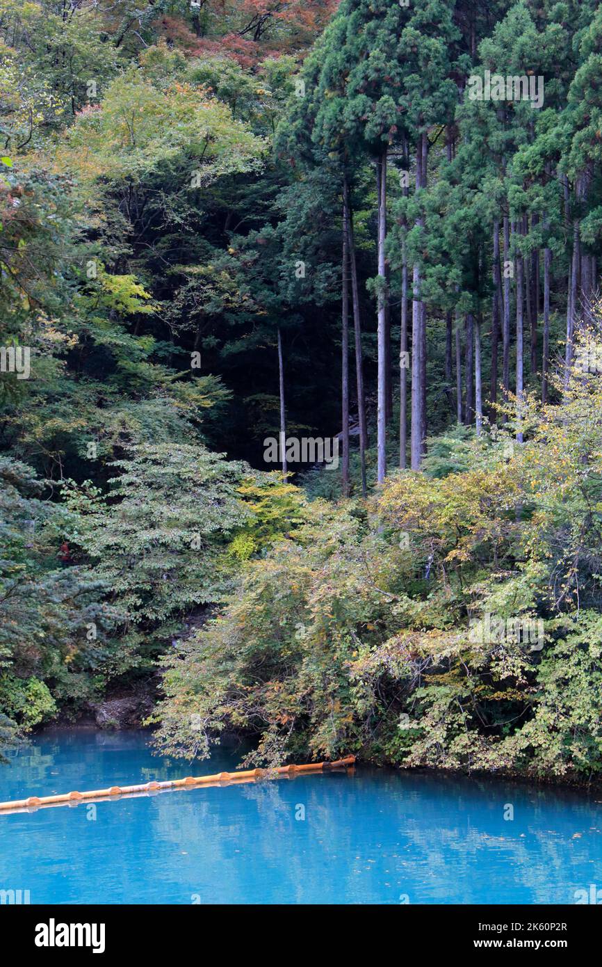 Lake Shiromaru in Okutama Tokyo Japan Stock Photo - Alamy