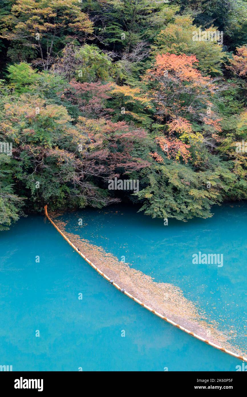 Lake Shiromaru in Okutama Tokyo Japan Stock Photo - Alamy