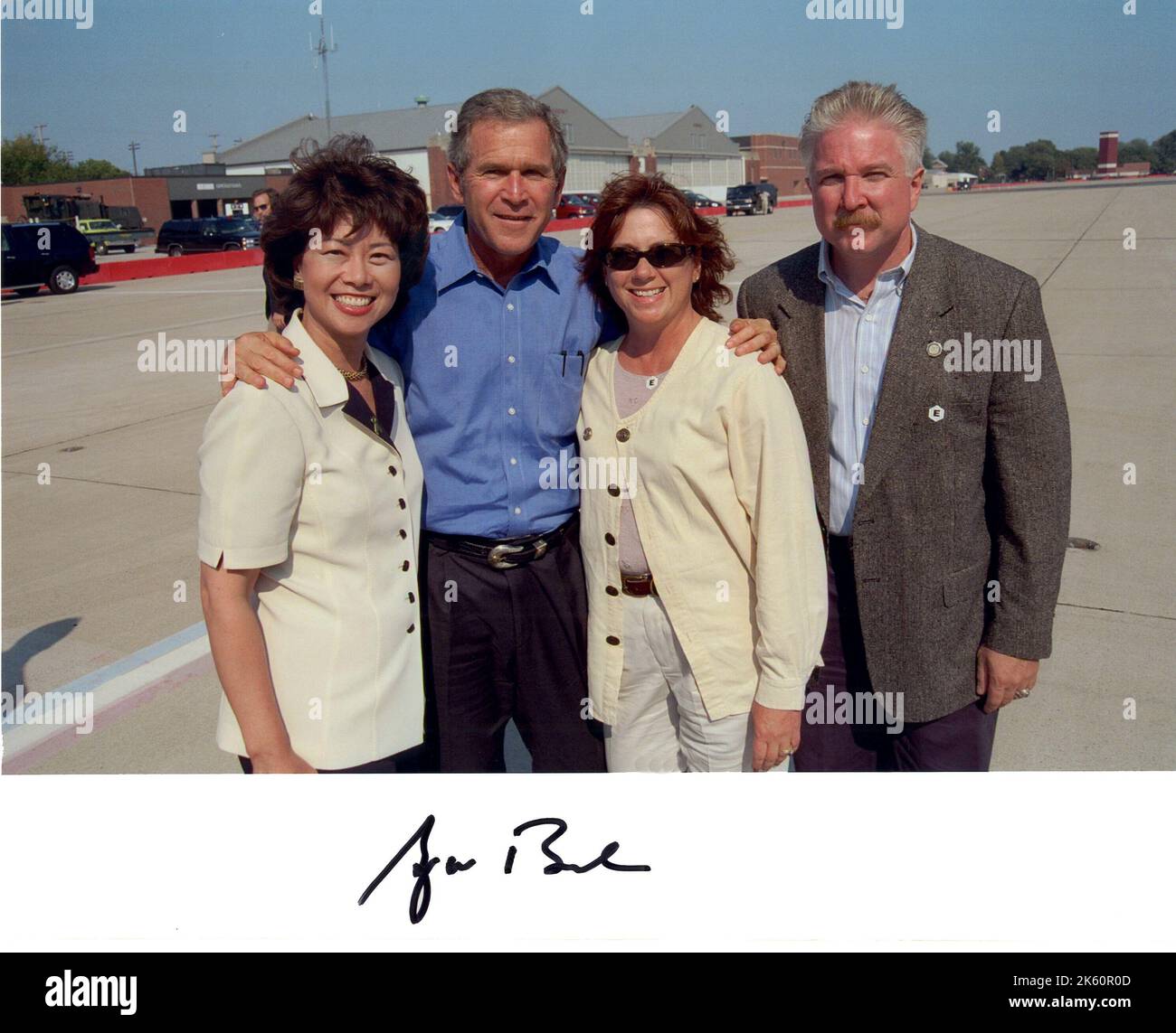 Office of the Secretary - Signed Photograph of President George W Bush ...