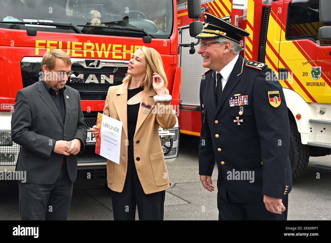 Murnau, Germany. 11th Oct, 2022. Actress Christine Eixenberger is ...