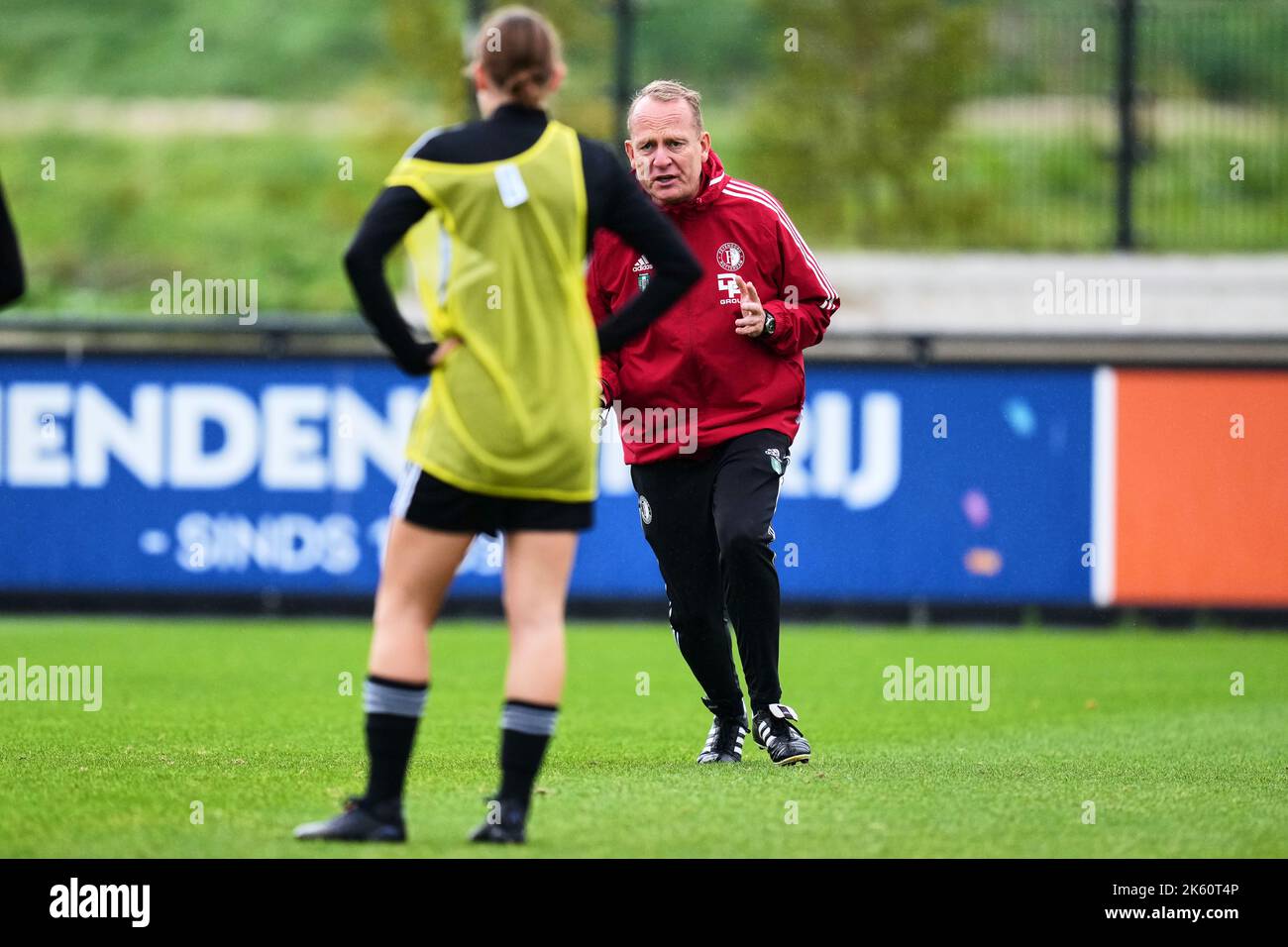 Rotterdam - 10/10/2022, Rotterdam - Head Coach Danny Mulder of ...