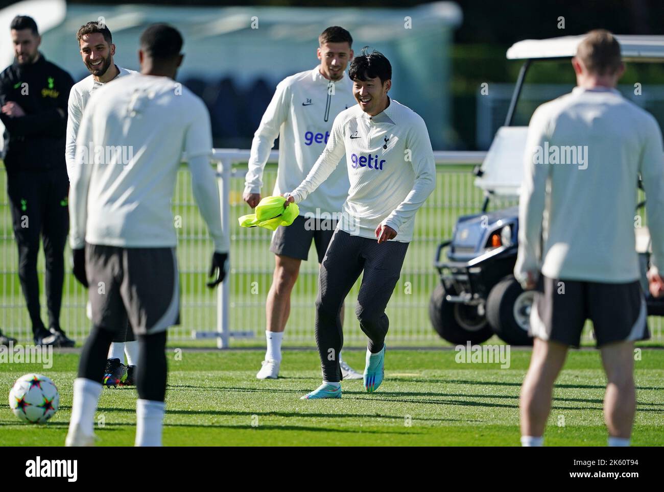 Tottenham Hotspur's Son Heung-min during a training session at the ...