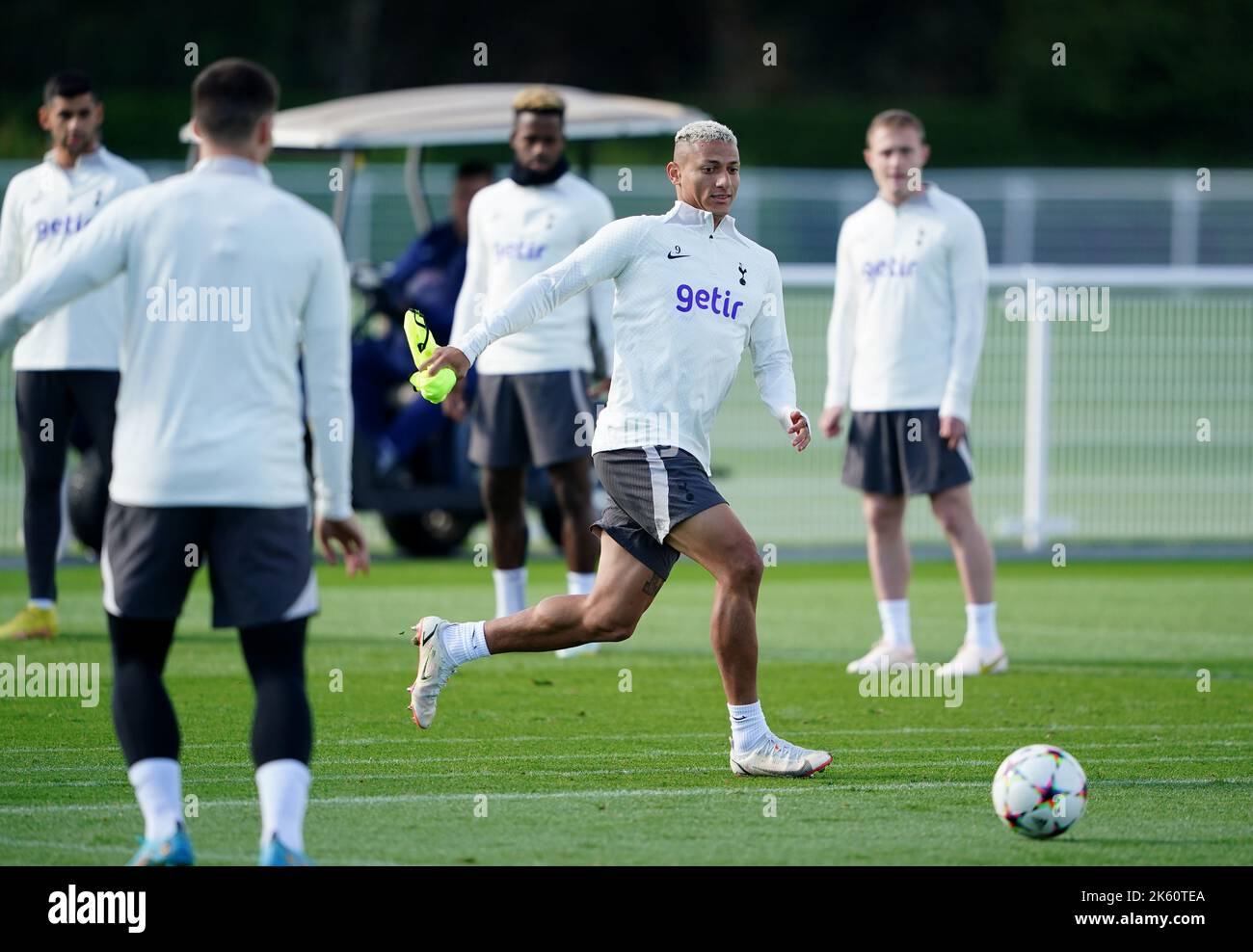 Tottenham Hotspur's Richarlison during a training session at the ...