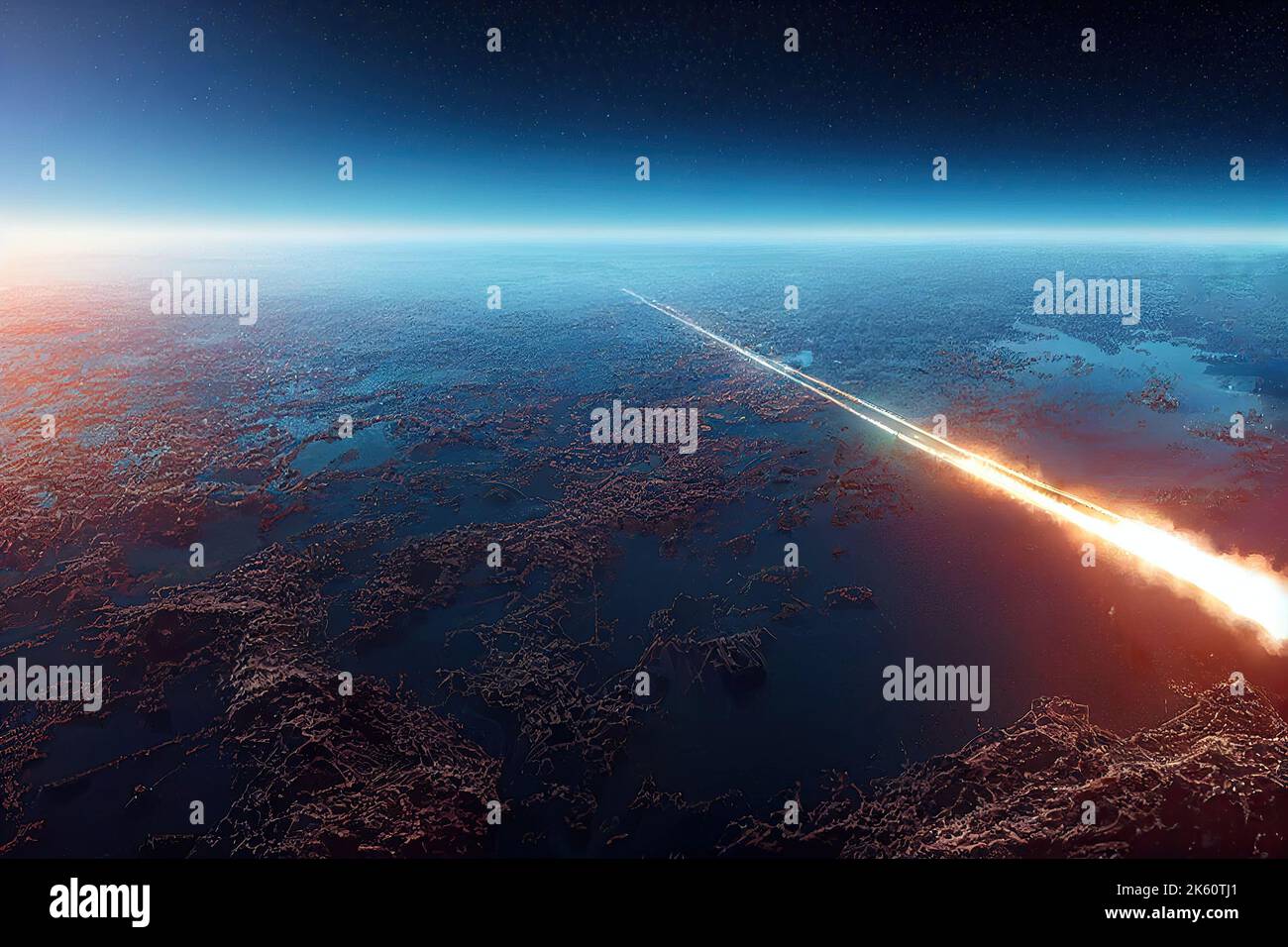 A missile defense system made up of anti-missile radars that intercepts ...