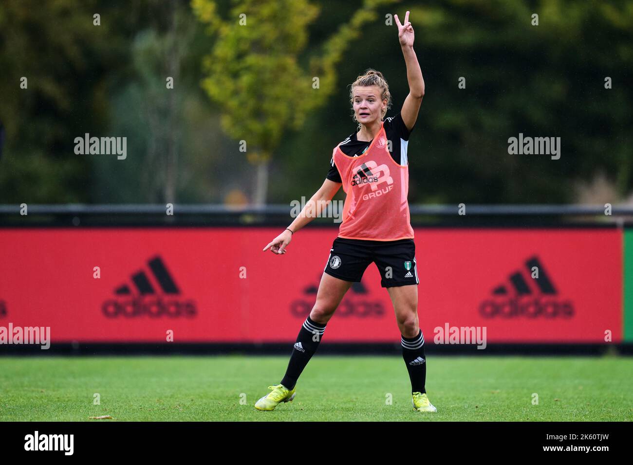 Rotterdam - Esmee de Graaf of Feyenoord V1 during the training session ...