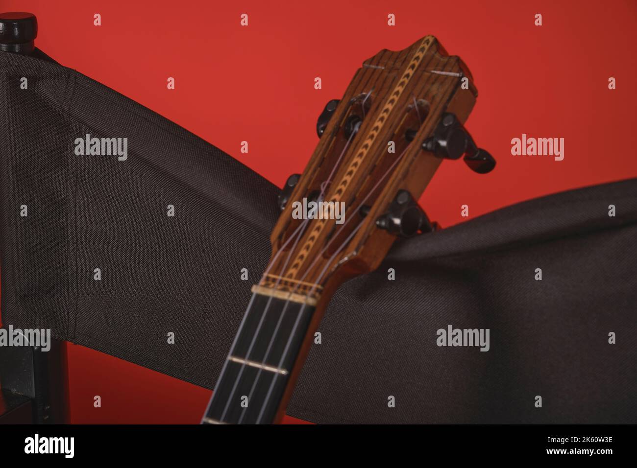 View of a Cuatro Venezuelan, Latin American musical instrument ...