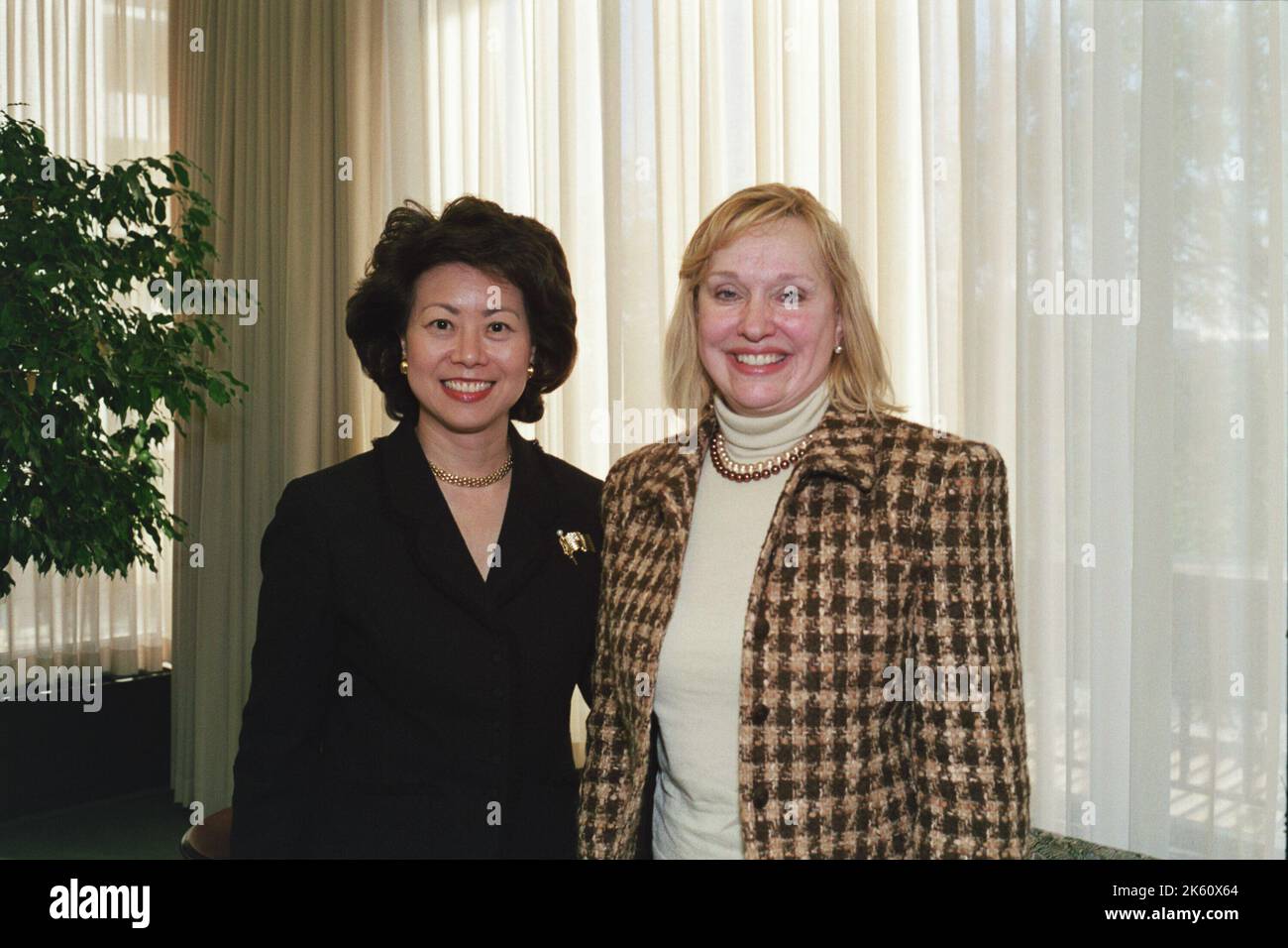 Office of the Secretary - Secretary Elaine Chao with Dr. Diane Vines ...