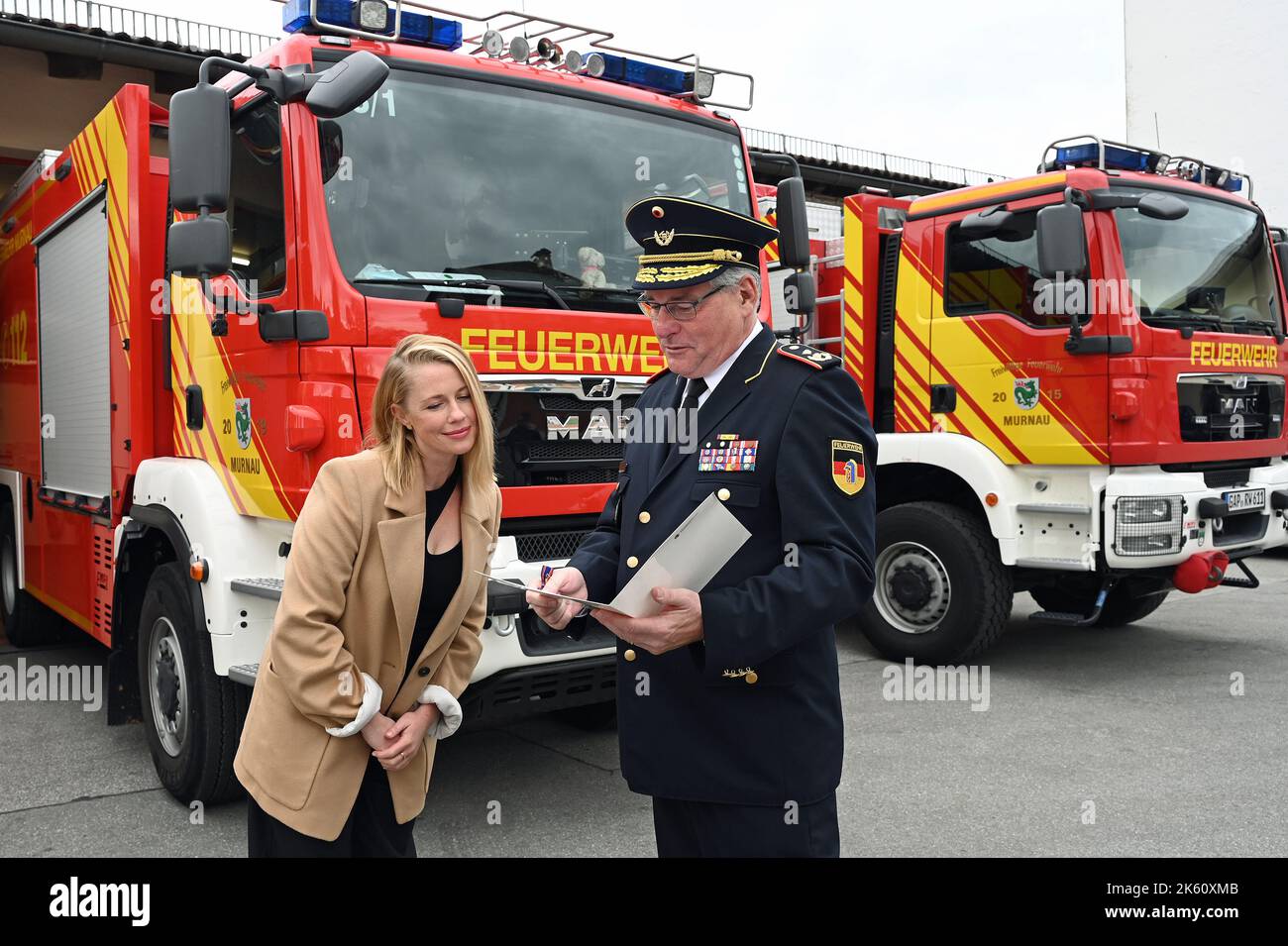 Murnau, Germany. 11th Oct, 2022. Actress Christine Eixenberger is ...