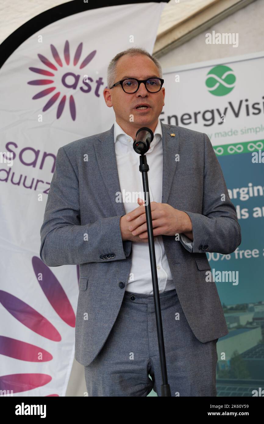 Flemish Minister of Finance, Budget and Housing Matthias Diependaele ...