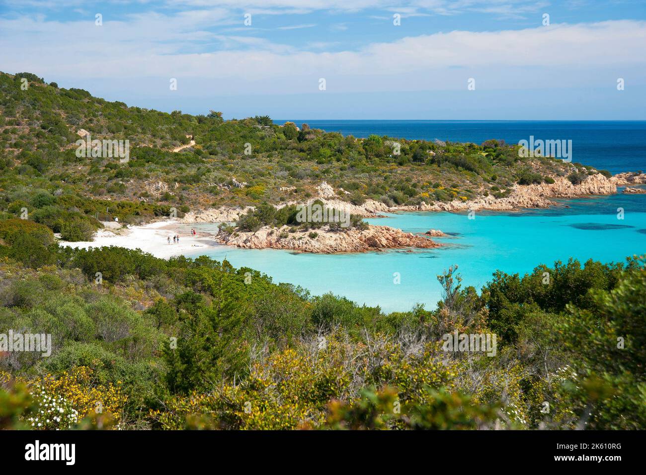 Spiaggia del Principe beach, Costa Smeralda, Arzachena, Sardinia, Italy ...