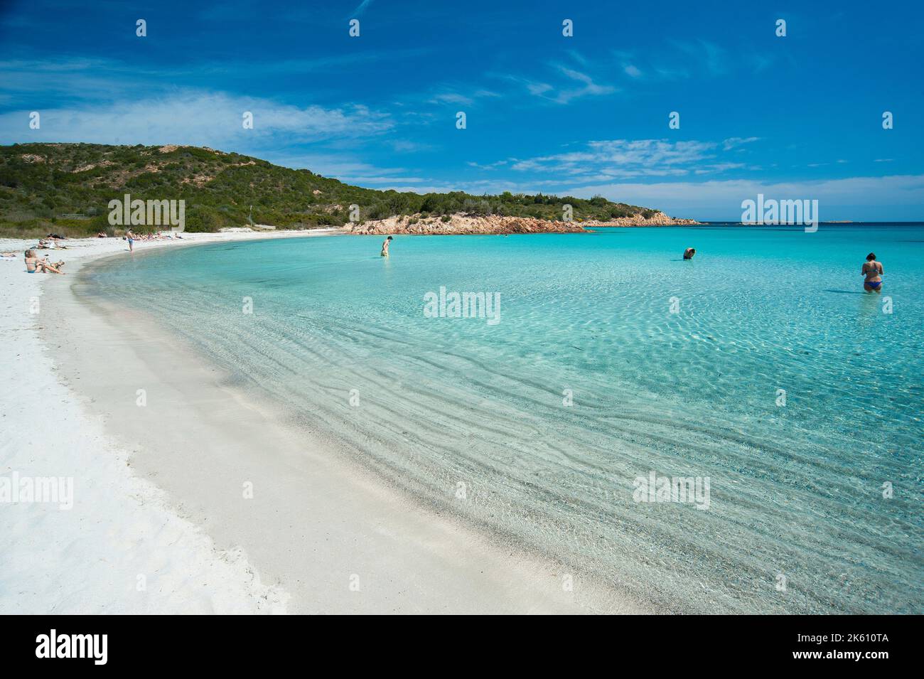 Spiaggia del Principe beach, Costa Smeralda, Arzachena, Sardinia, Italy ...