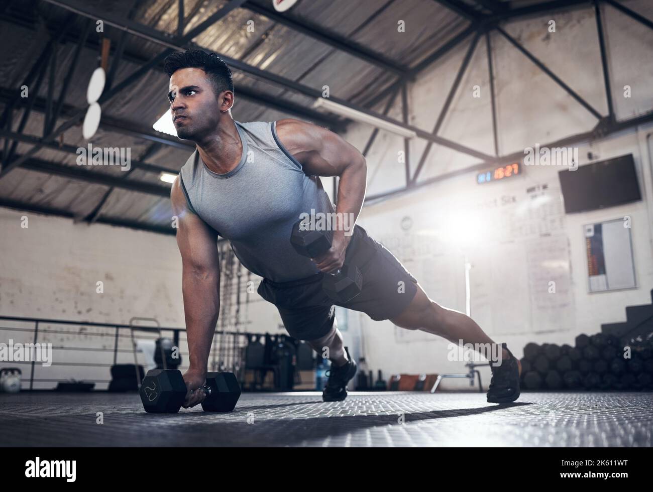Focused fit bodybuilder male hi-res stock photography and images - Alamy