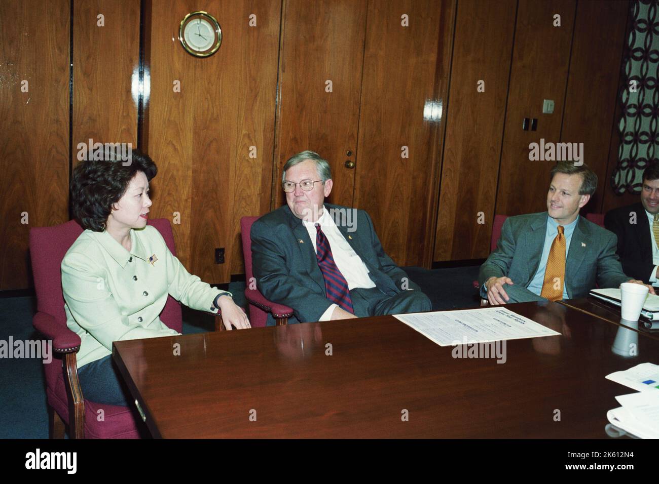 Office of the Secretary - Secretary Elaine Chao with Cong Norwood and ...
