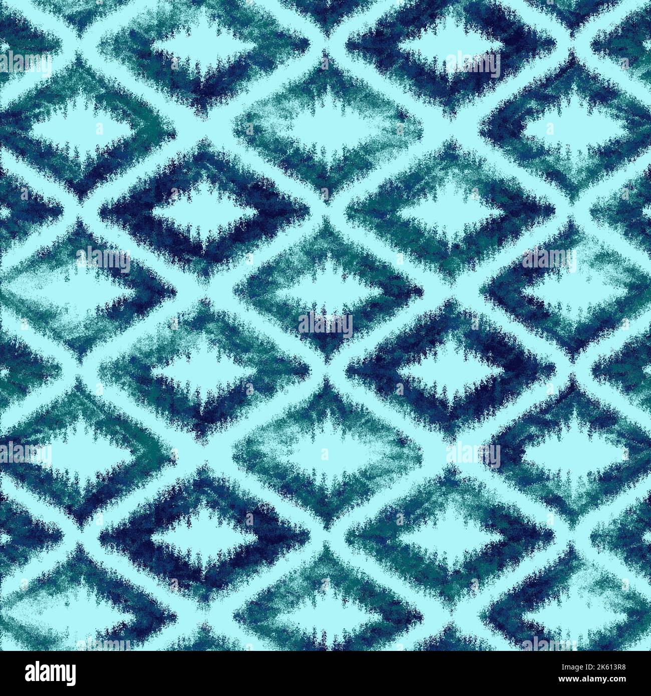 Digital handmade seamless diamond pattern ,multicolour African print ...