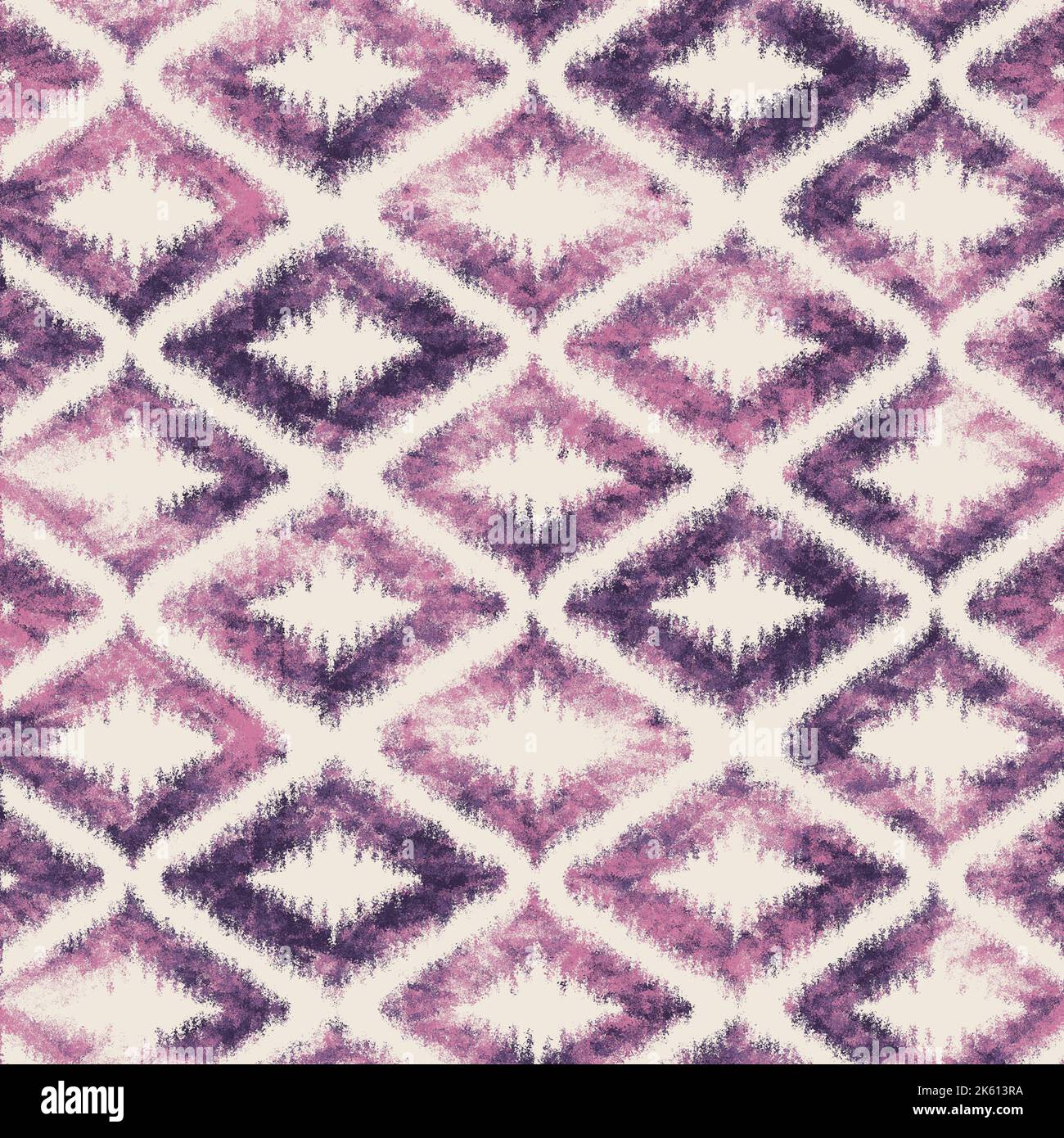 Digital handmade seamless diamond pattern ,multicolour African print ...