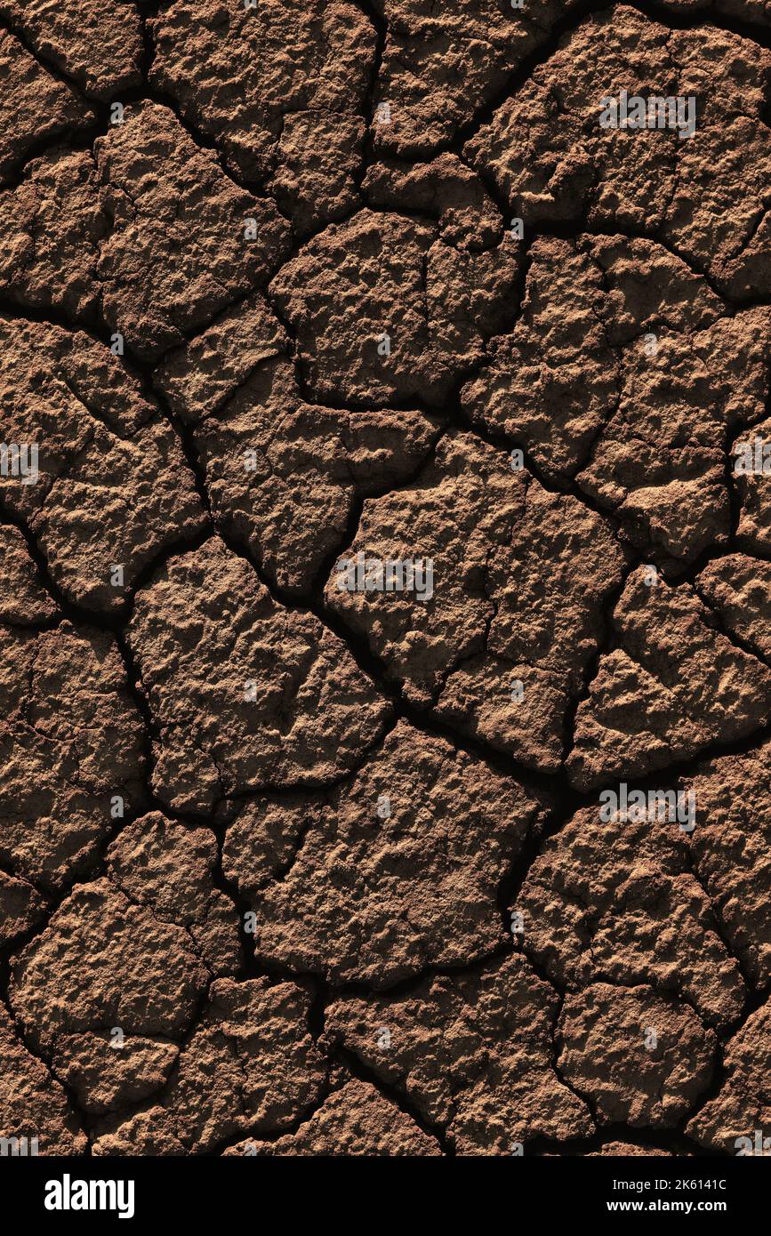 Desert. View of a beautiful cracks in the ground. texture, deep crack ...
