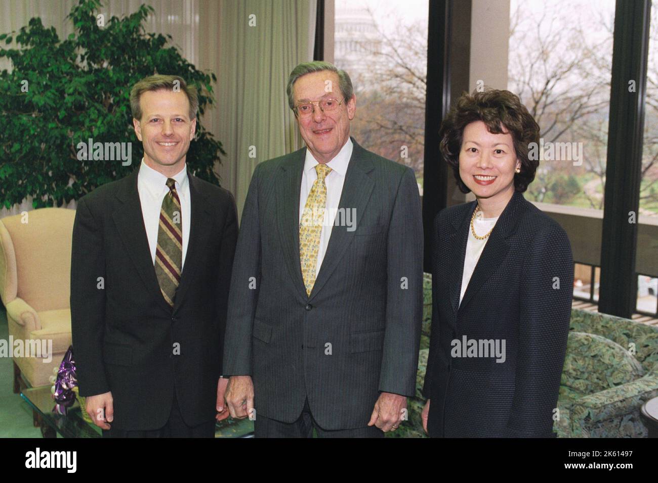 Office of the Secretary - Secretary Elaine Chao with Bill Brock Stock ...