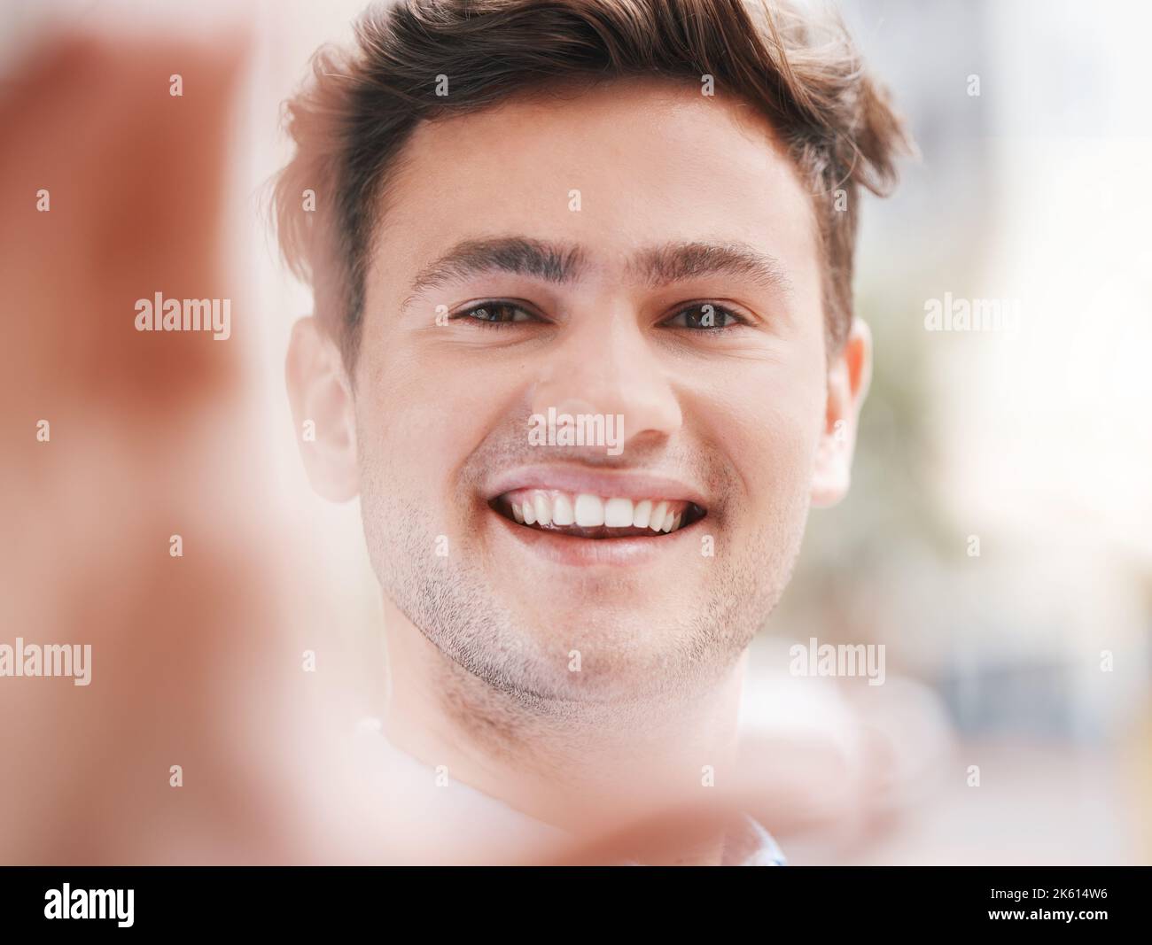 Zoom selfie hi-res stock photography and images - Alamy