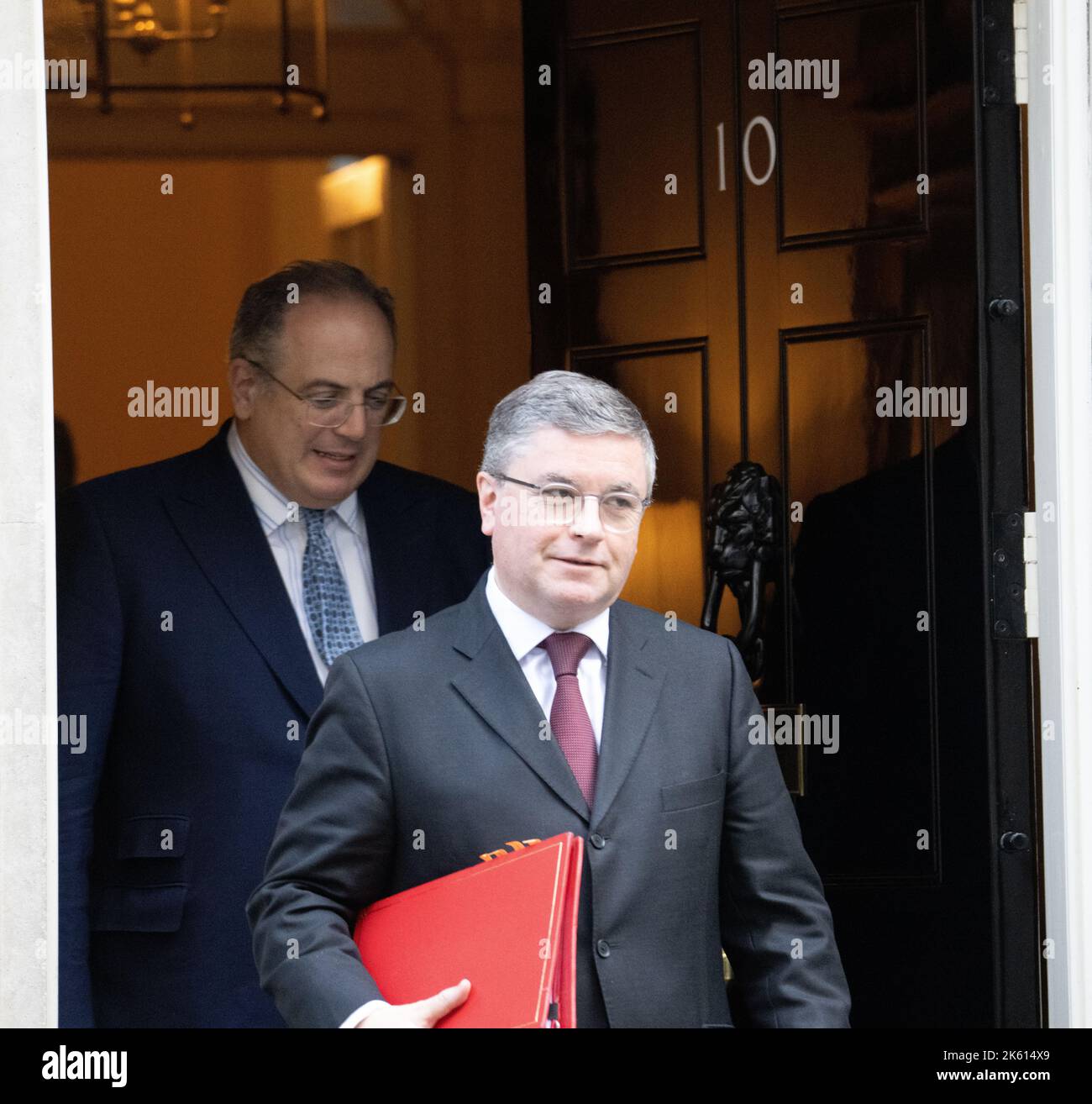 London, UK. 11th Oct, 2022. Robert Buckland, Welsh Secretary, leaves a ...
