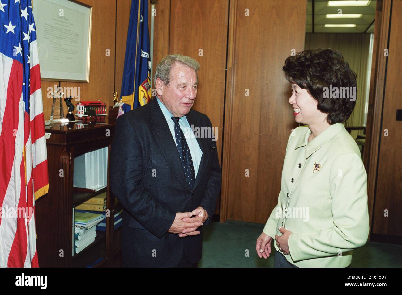 Office of the Secretary - Secretary Elaine Chao with Cong Norwood and ...