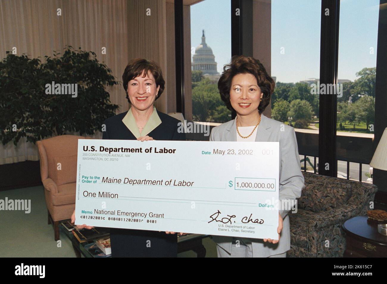Office of the Secretary - Secretary Elaine Chao Presents National ...