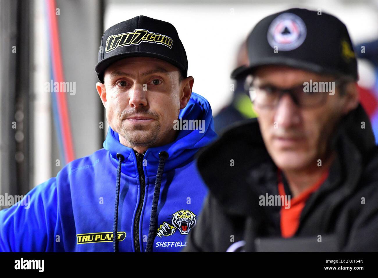 Sheffield truplant tigers team manager simon stead hi-res stock ...
