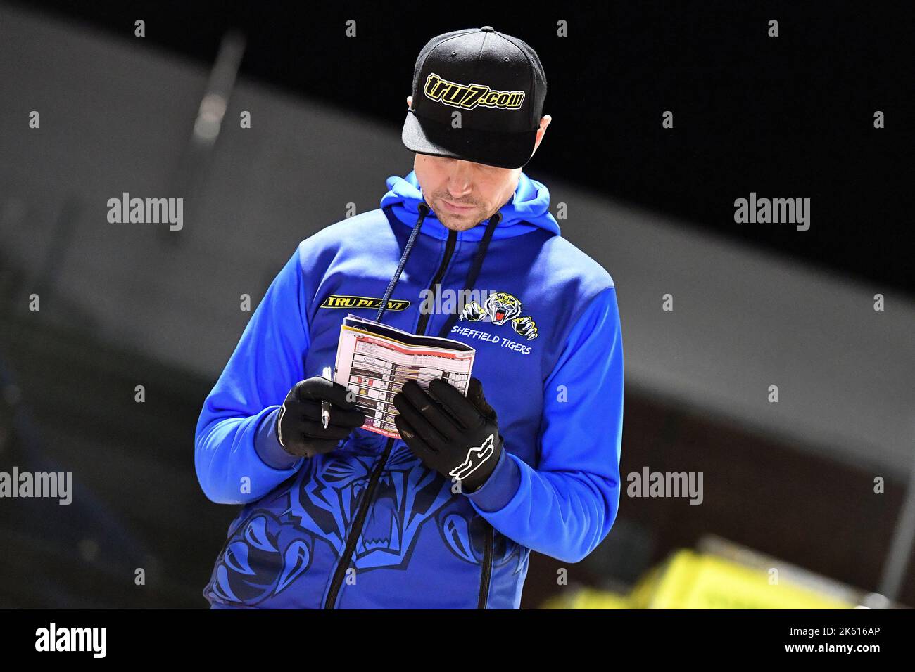 Sheffield truplant tigers team manager simon stead hi-res stock ...
