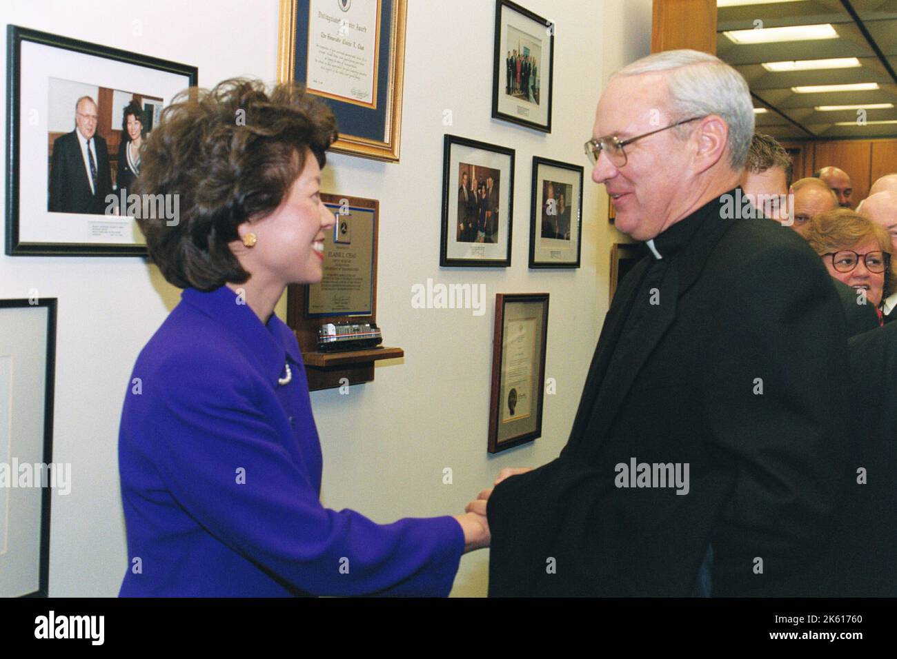 Office of the Secretary - Secretary Elaine Chao Welcome Ceremony Stock ...