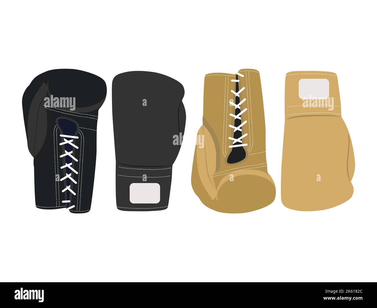 Golden and Black boxing gloves Stock Vector Image & Art - Alamy