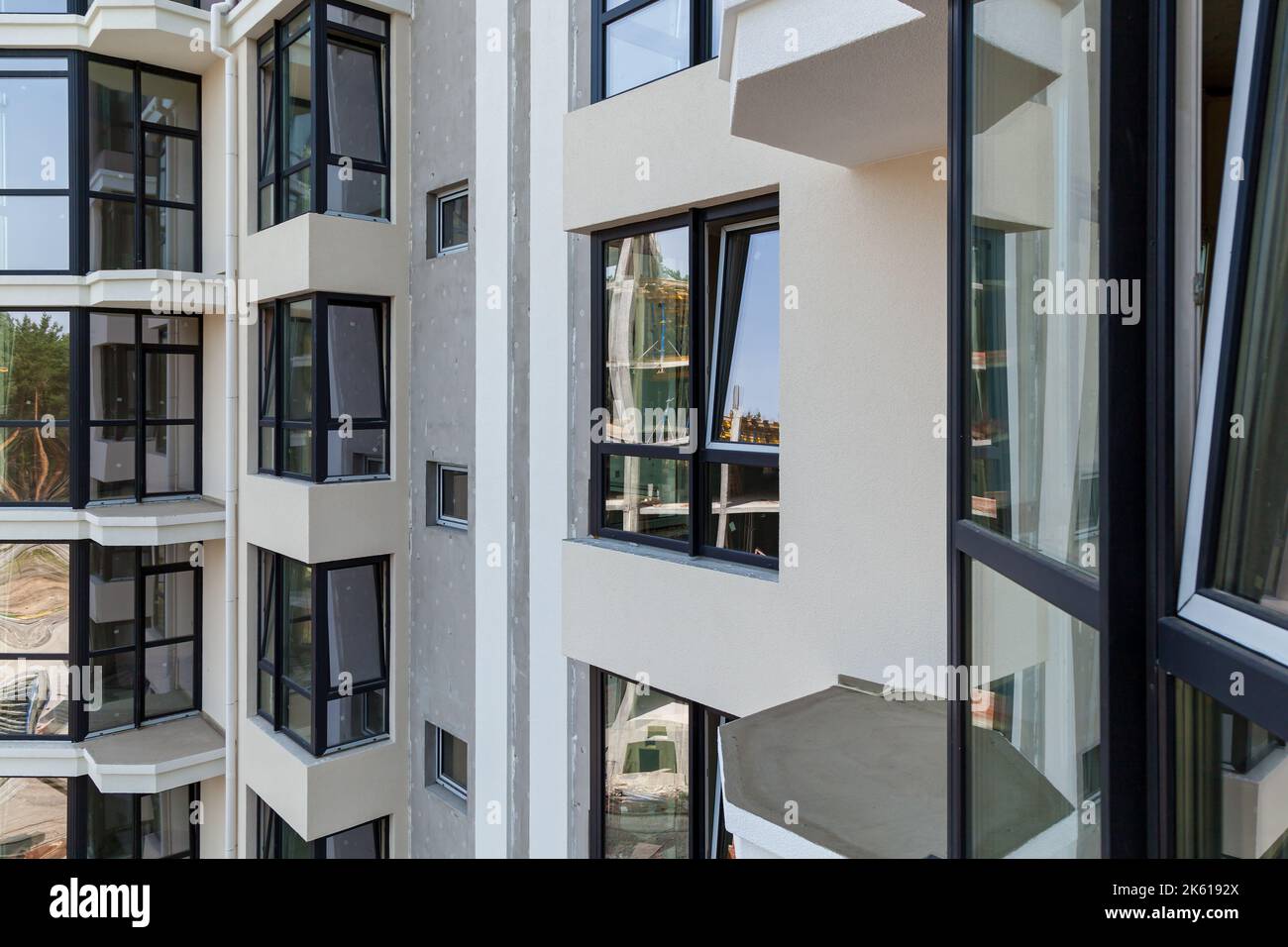 Construction of monolithic multi-storey buildings. Construction of a ...