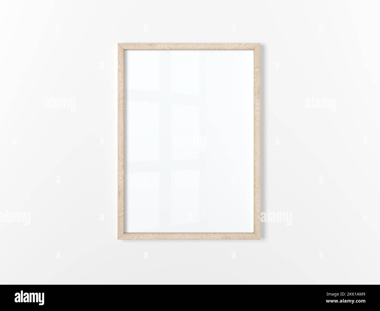 Empty wooden frame wall hi-res stock photography and images - Alamy