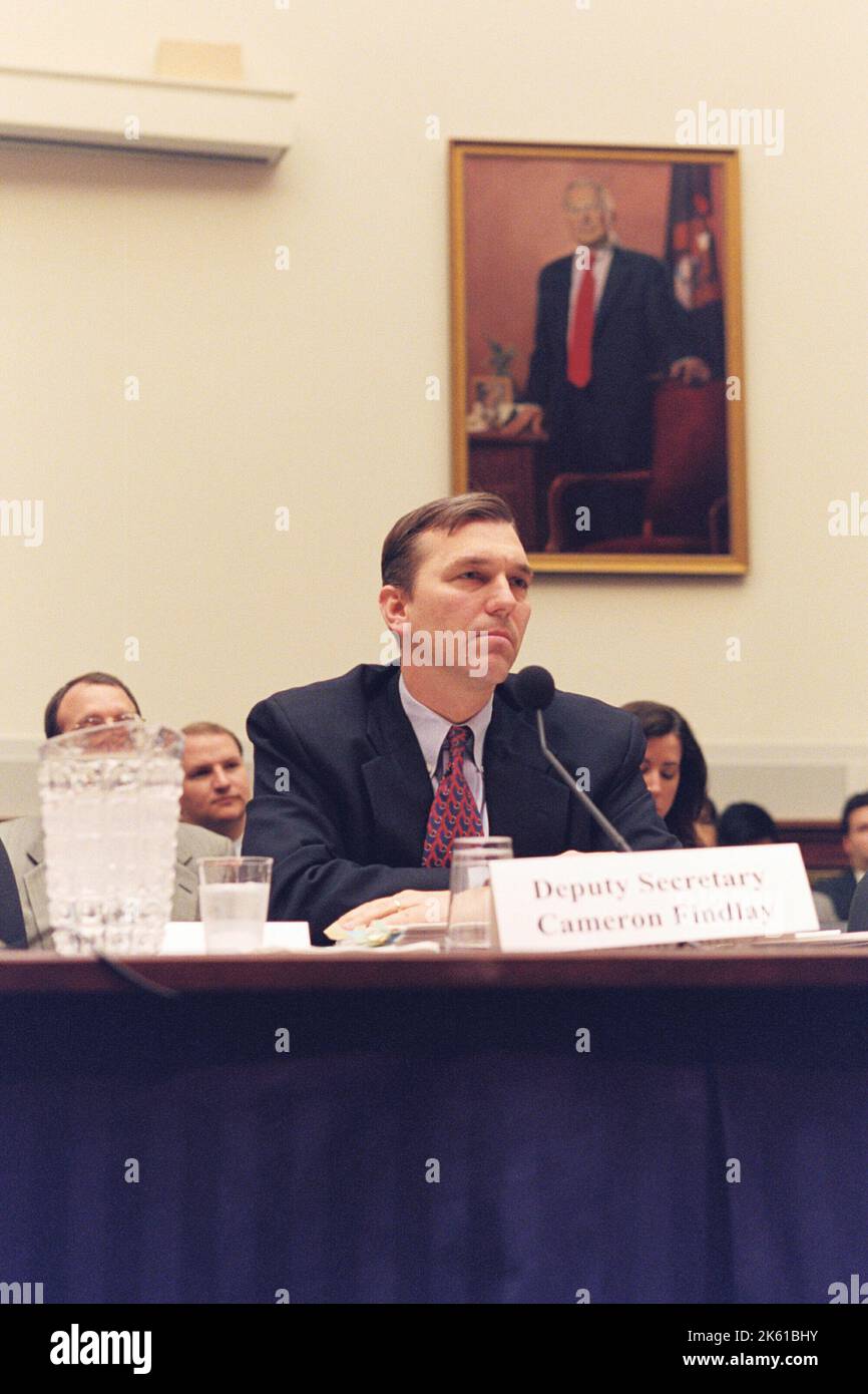 Office of the Secretary - Press Conference Cameron Finley Stock Photo ...