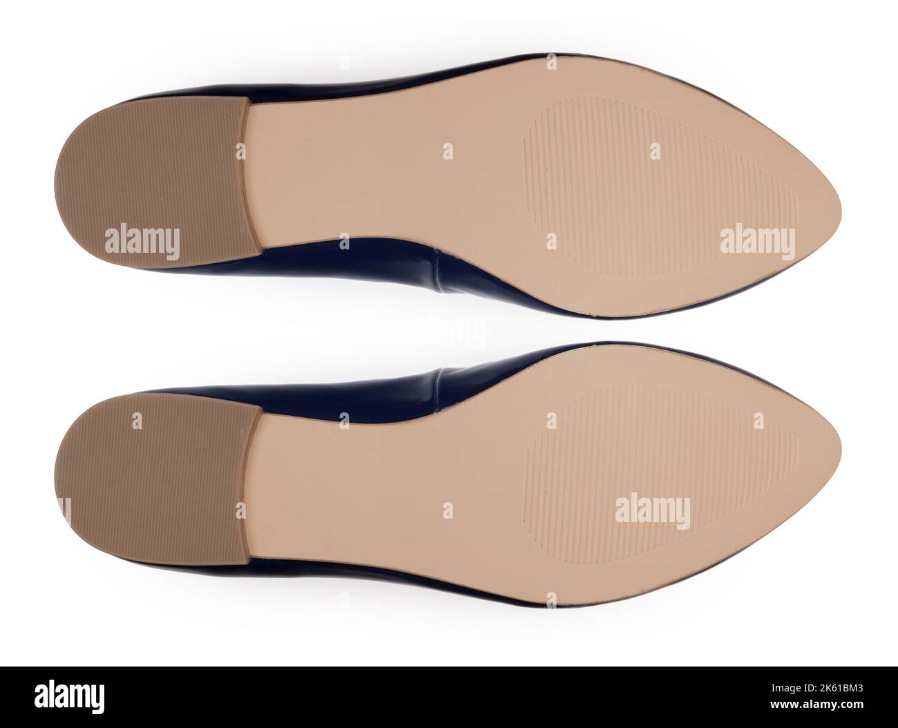 Bottom of shoes, isolated on white background Stock Photo - Alamy