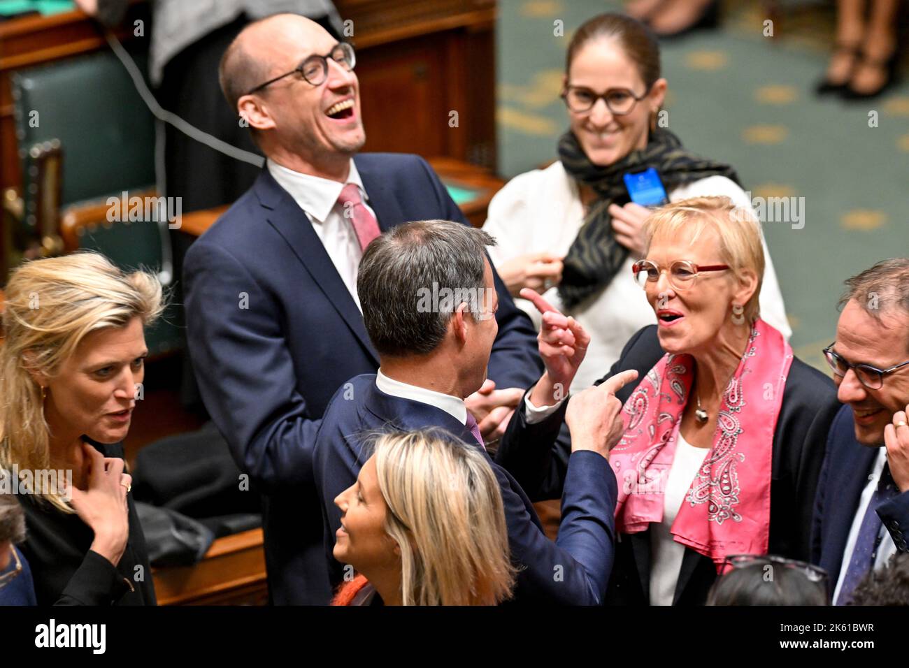 Interior Minister Annelies Verlinden, Vice-prime minister and Finance ...
