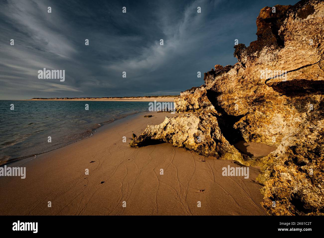 Beautiful Osprey Bay in Cape Range National Park Stock Photo - Alamy