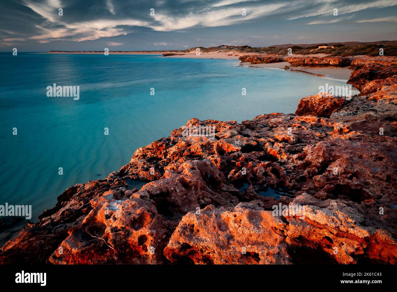 Beautiful Osprey Bay in Cape Range National Park Stock Photo - Alamy