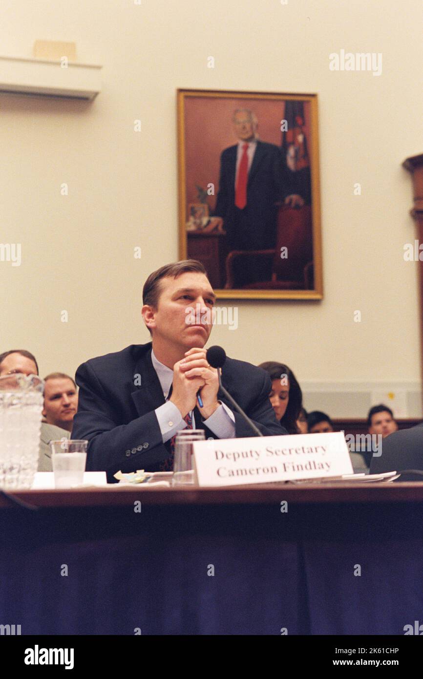 Office of the Secretary - Press Conference Cameron Finley Stock Photo ...