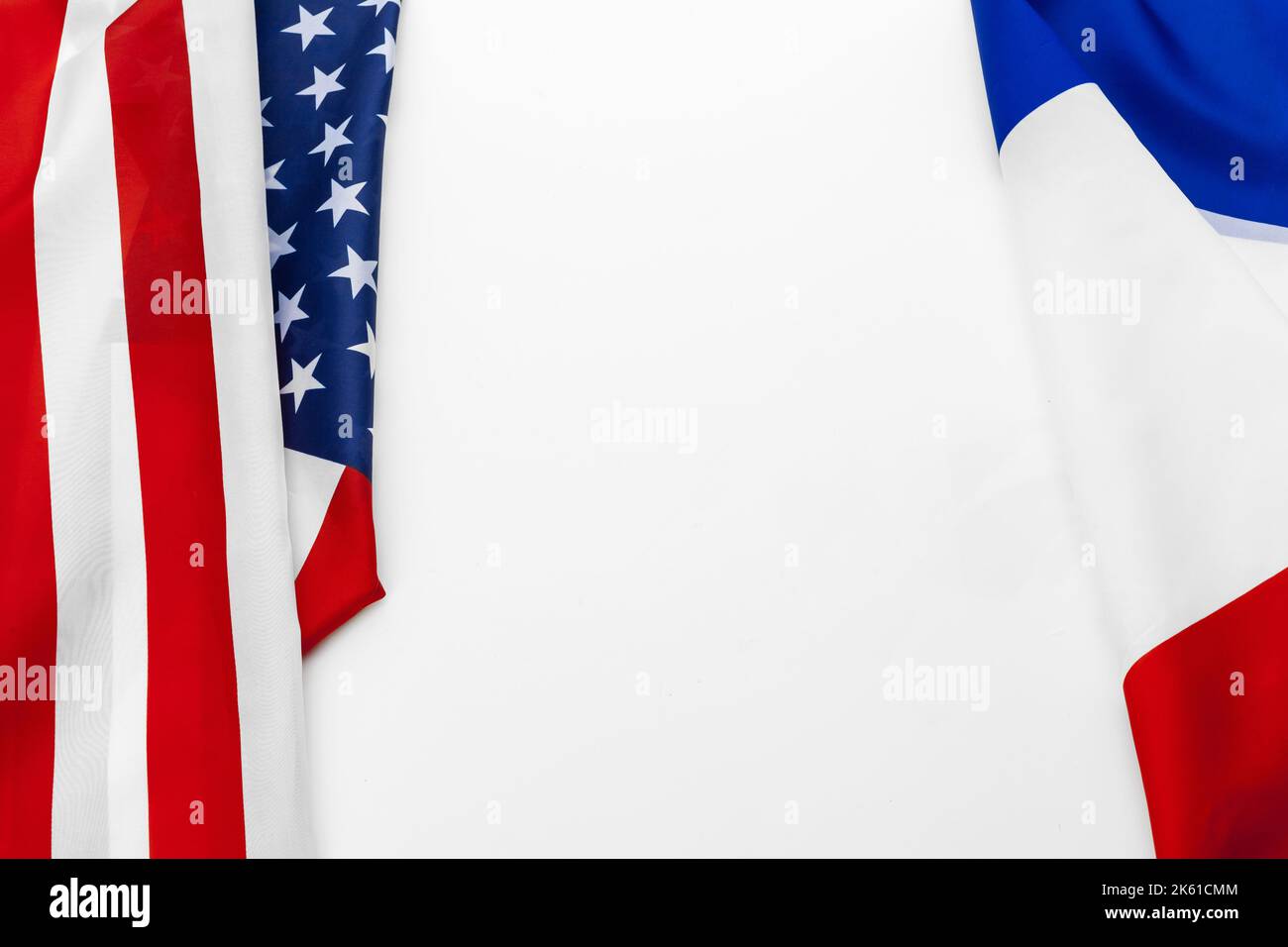 United States of America flag and France flag Stock Photo - Alamy