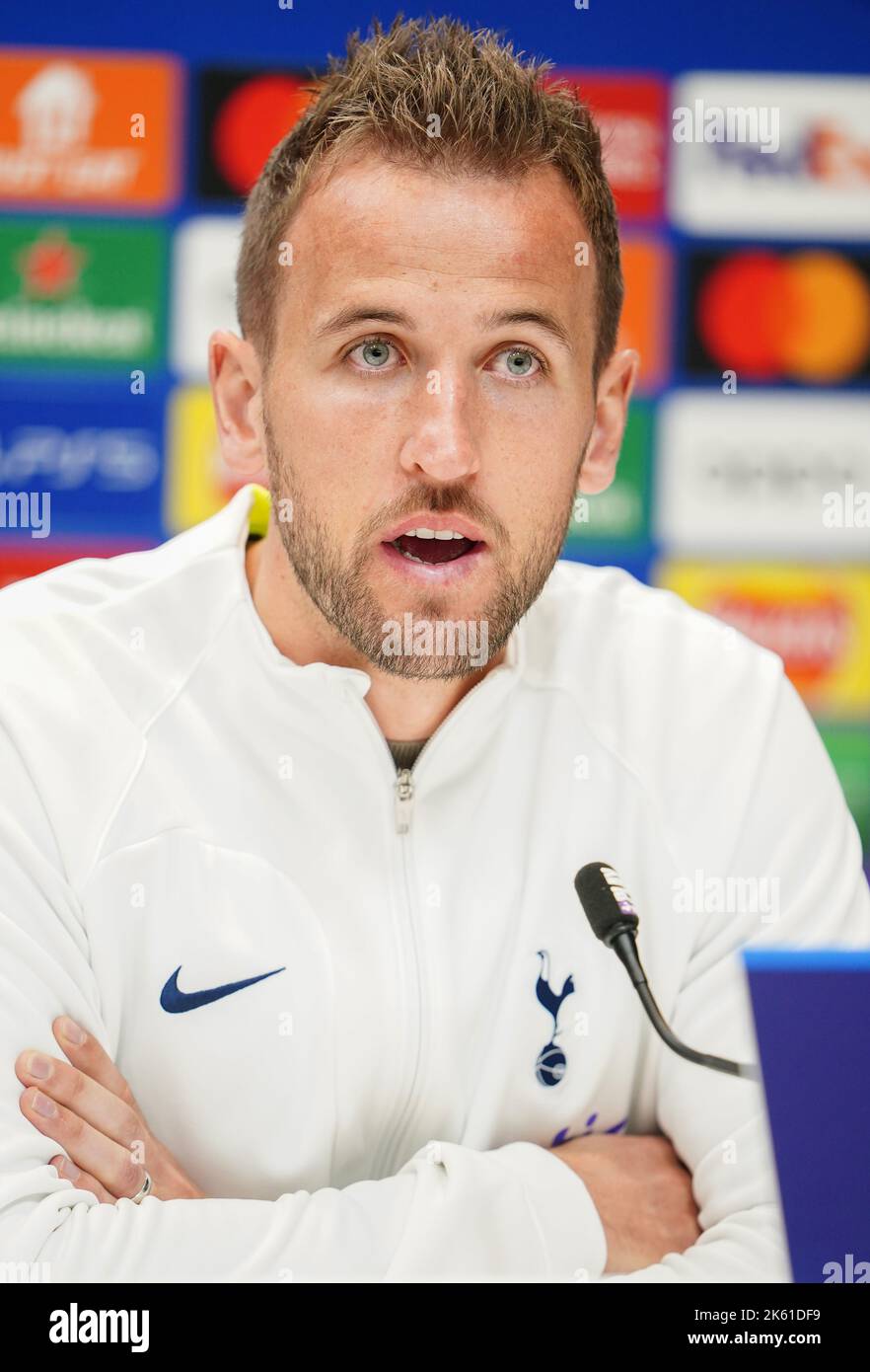 Tottenham Hotspur's Harry Kane during the press conference at the ...