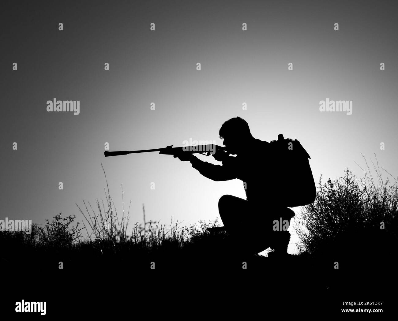 Desert one person Black and White Stock Photos & Images - Alamy