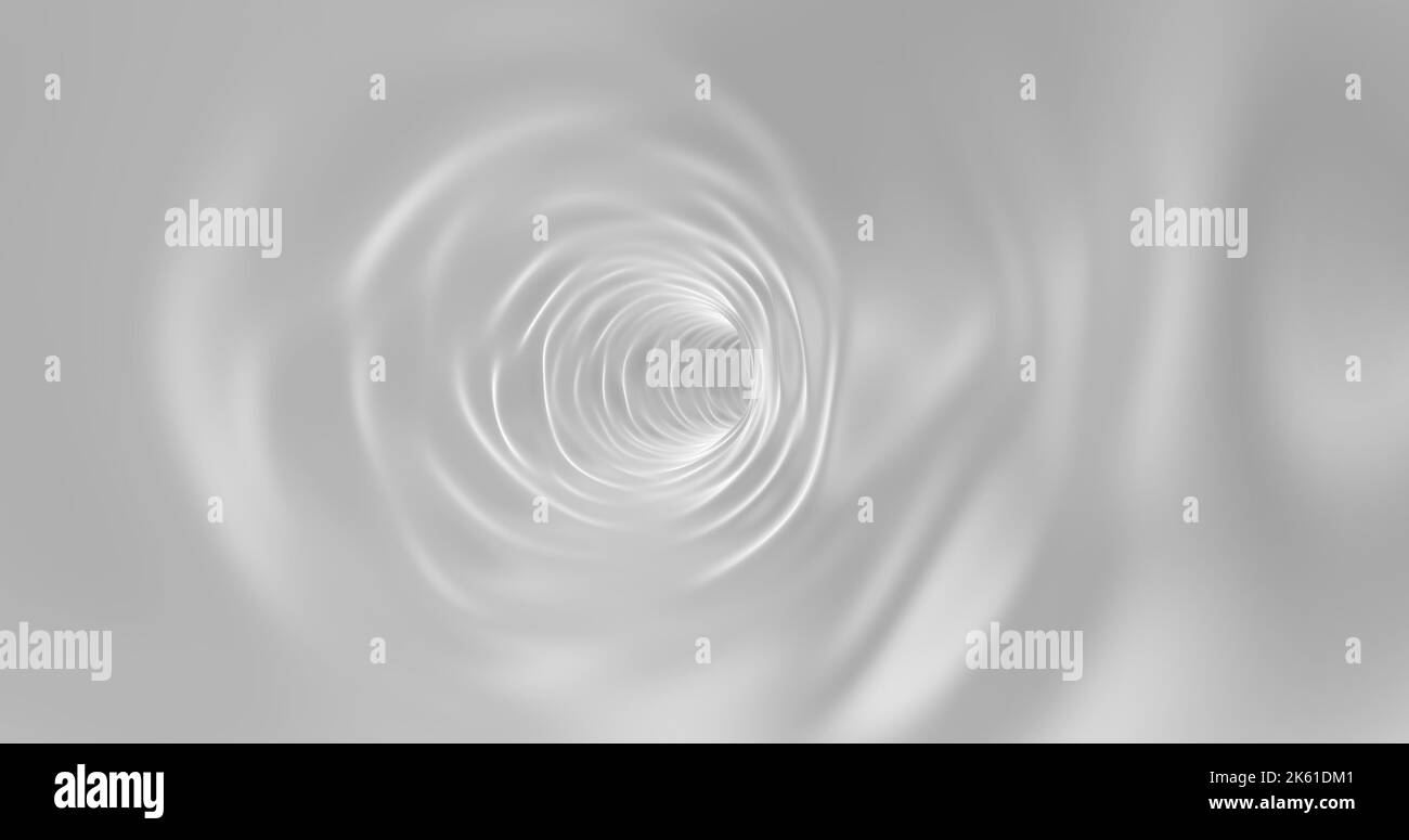 Flight deep into the white tunnel.Background 3D rendering Stock Photo ...