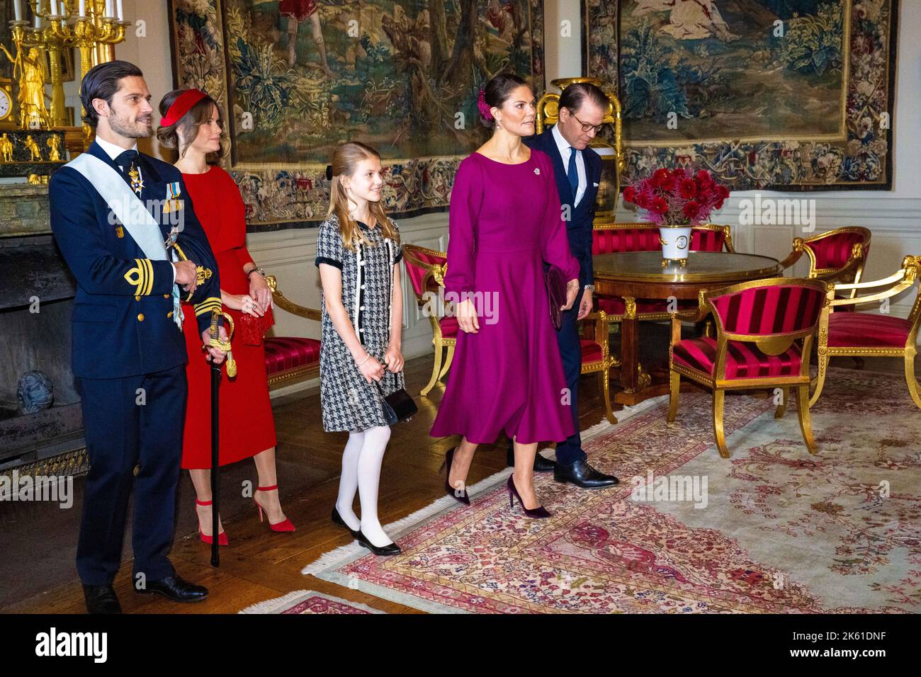 Stockholm, Sweden, 11/10/2022, Crown Princess Victoria and Prince ...