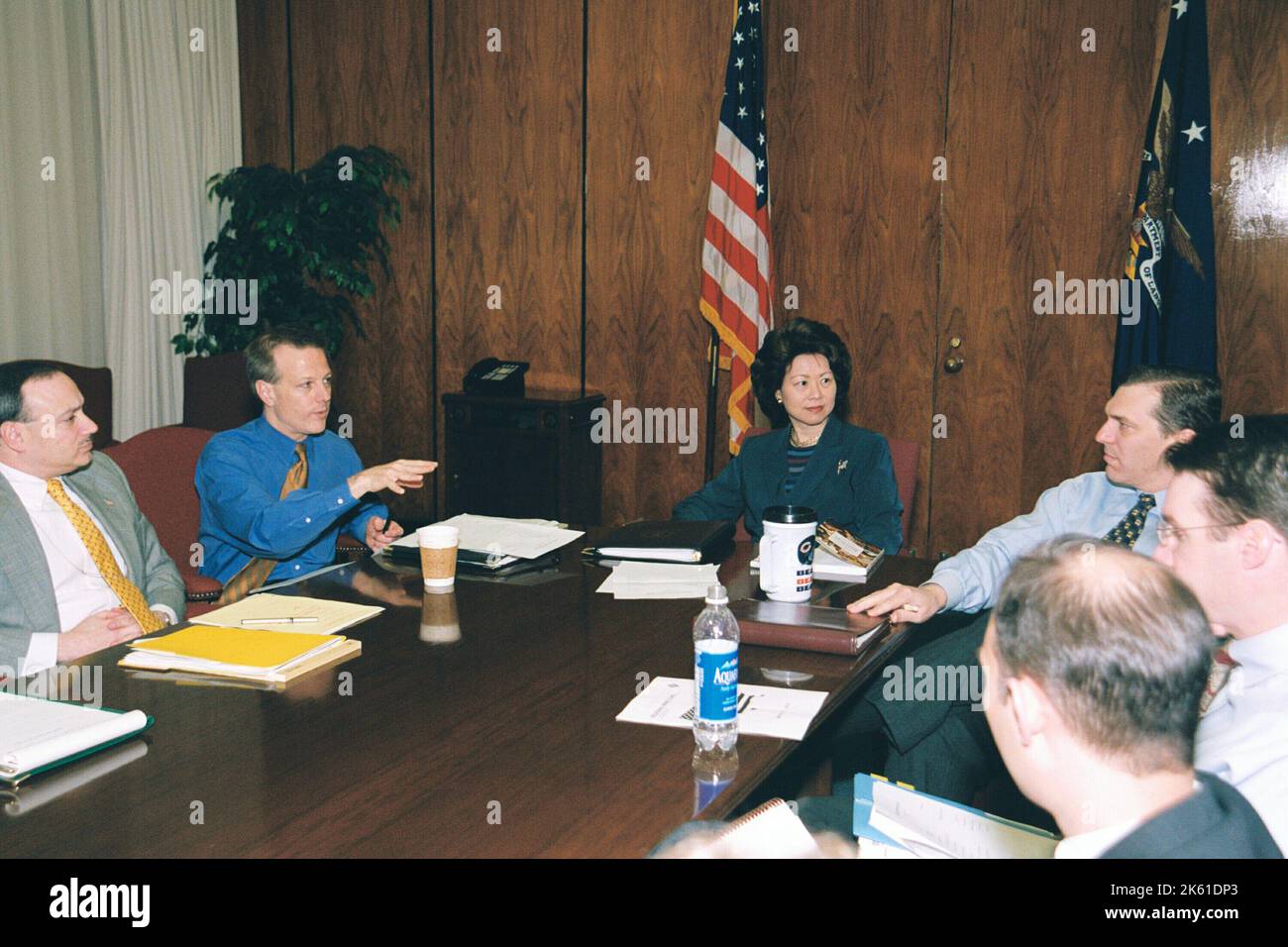 Office of the Secretary - Secretary Elaine Chao Presents Certificate to ...
